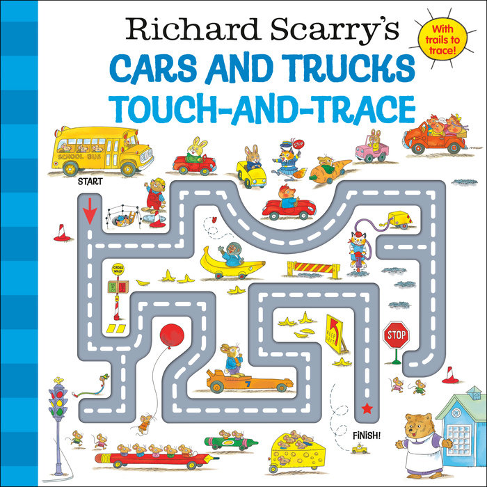 Richard Scarry's Cars and Trucks Touch-and-Trace – McCoy Kids