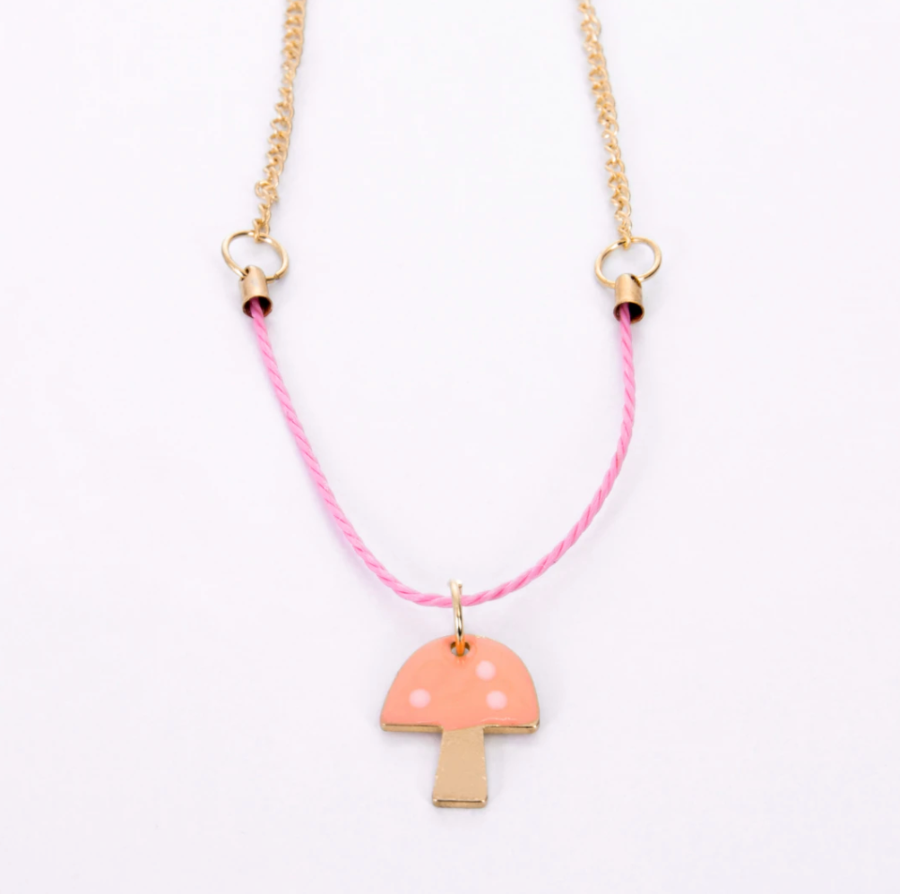 Meri Meri | Enamel Mushroom Necklace – McCoy Kids